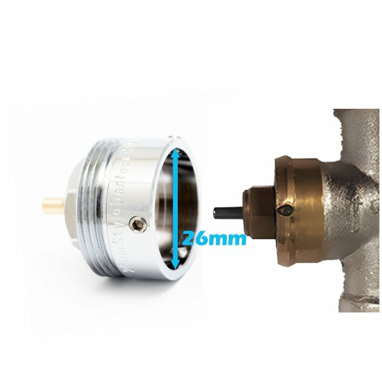 Heizkörperadapter für Danfoss RAVL (RA/VL) Ventile auf M30 x1.5 ...